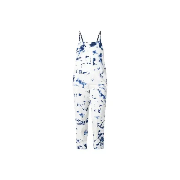 KNOWN SUPPLY Cadence Overall Dark Tie Dye - Blue