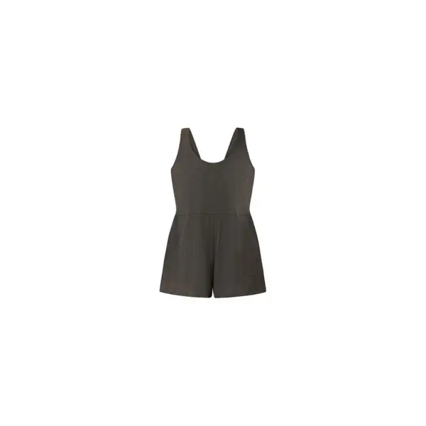 KNOWN SUPPLY Ivy Romper Washed - Black