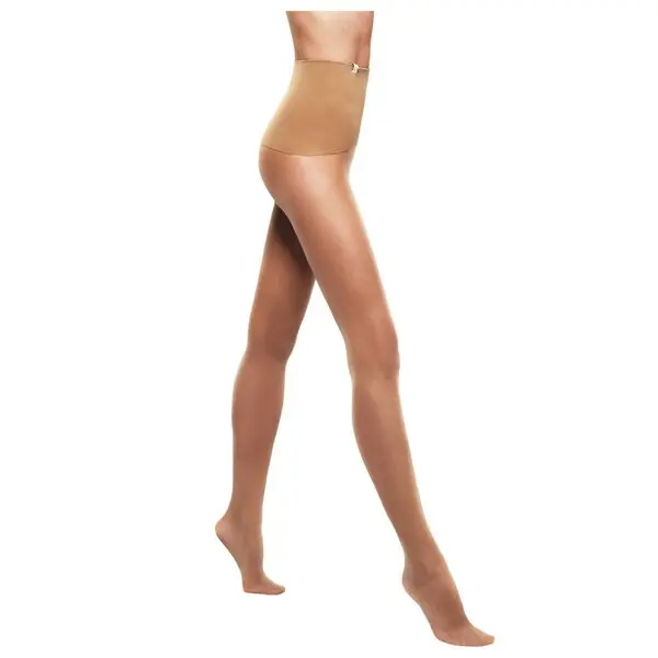 HEDOINE Tights Sheer 20 Denier - Brown/white
