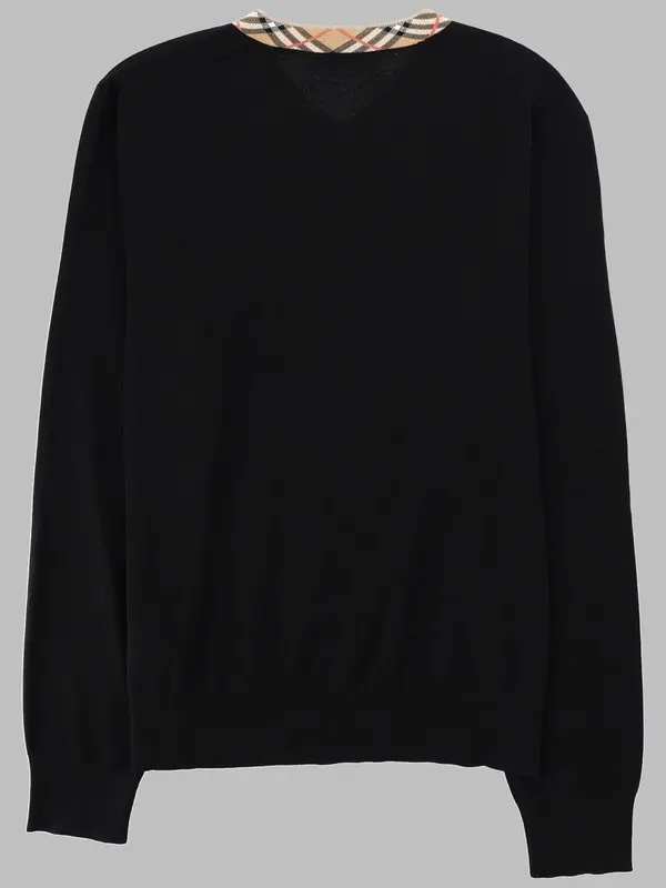 Burberry Merino Wool V-neck Sweater