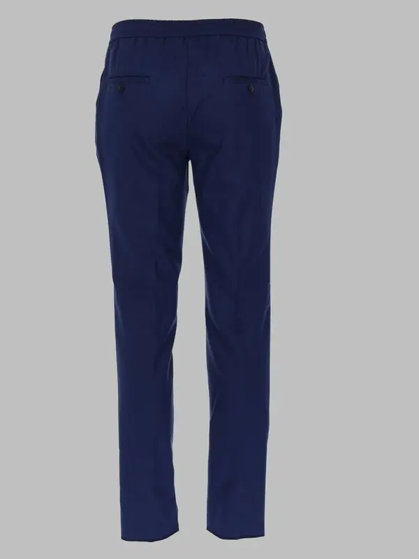 Brian Dales Wool Blend Drawstring Trousers