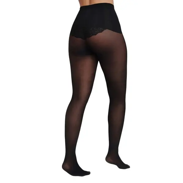 HEDOINE The Biodegradable Fifty Denier Tights - Black