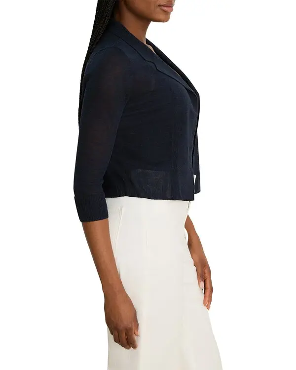NIC+ZOE Featherknit Collared Sweater