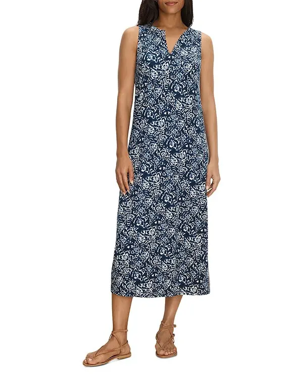 NIC+ZOE Cora Midi Dress - Indigo Multi