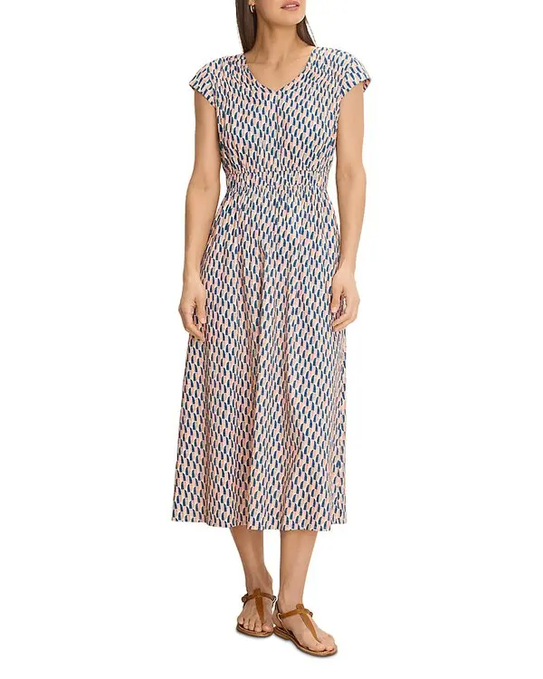 NIC+ZOE Dierdre Cap Sleeve Dress - Pink Multi