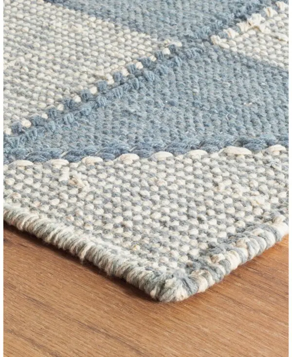 DASH & ALBERT Dash Albert Annie Selke Ojai Da1167 Runner, 2'6x8'0 - Blue