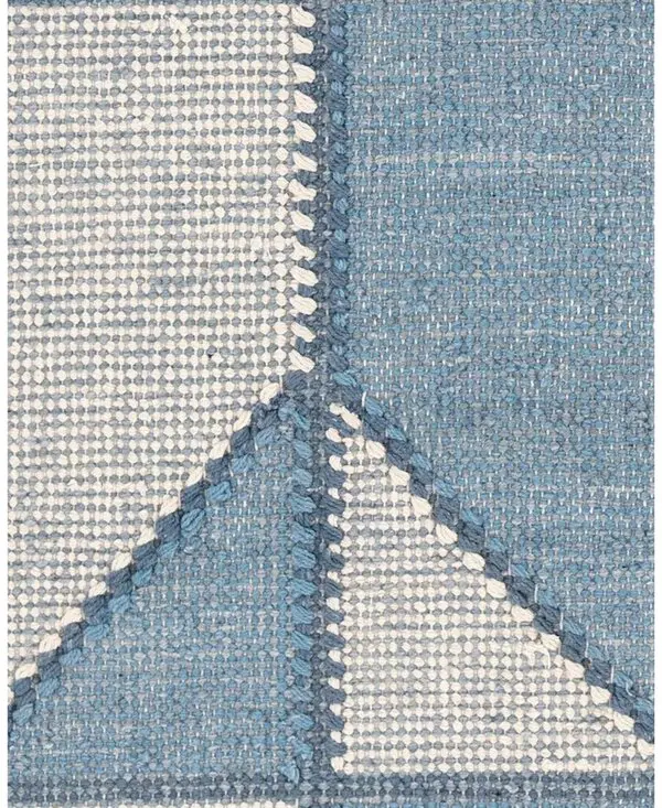 DASH & ALBERT Dash Albert Annie Selke Ojai Da1167 Runner, 2'6x8'0 - Blue