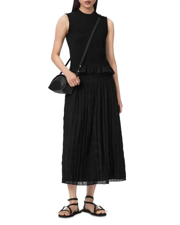ALLSAINTS Asal Maxi Skirt - Black