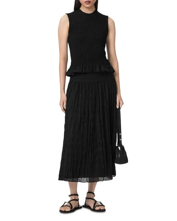 ALLSAINTS Asal Maxi Skirt - Black