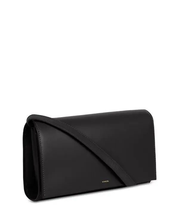 Vince Leather Crossbody Wallet