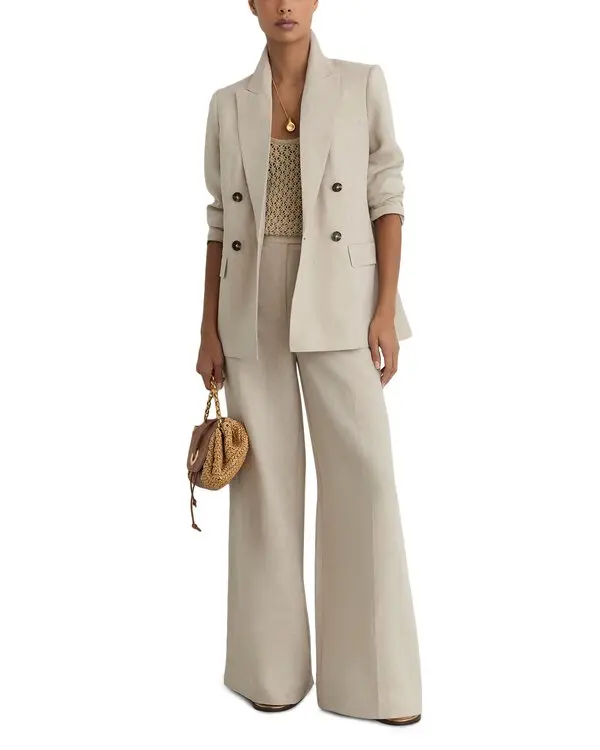 REISS Petites Kit Linen Blazer