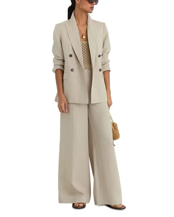 REISS Petites Kit Linen Blazer