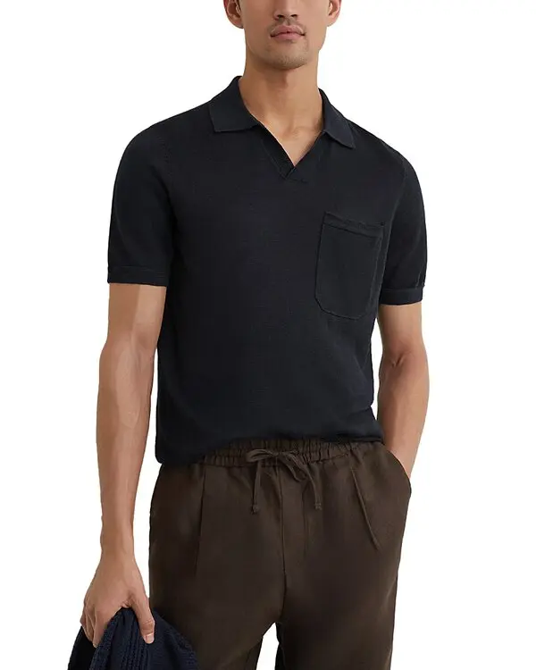 REISS Fairmont Polo Shirt - Navy