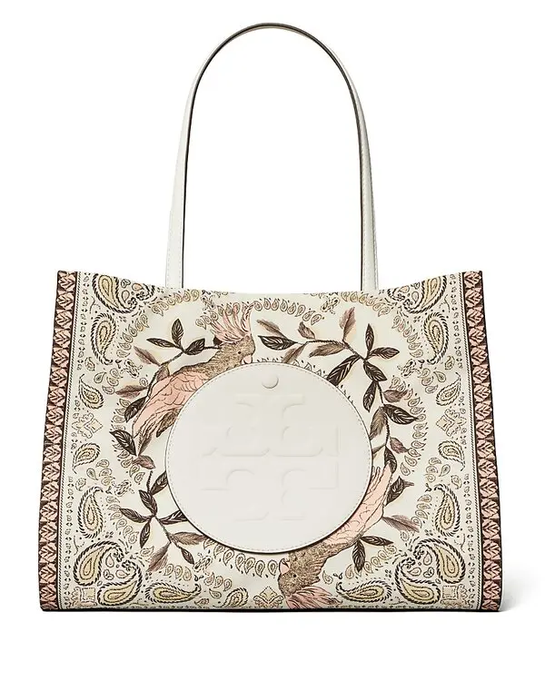 Tory Burch Ella Small Printed Tote - Pink Cockatoo