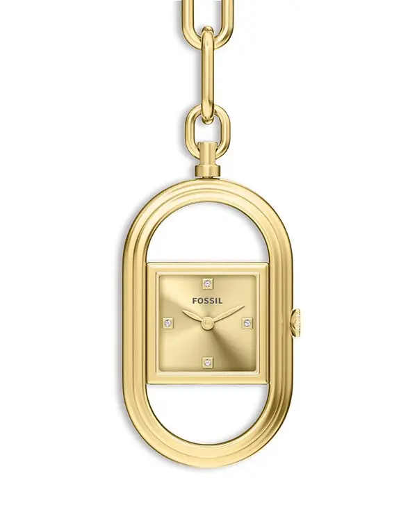 Fossil Bag Charm Watch, 22mm X 22mm