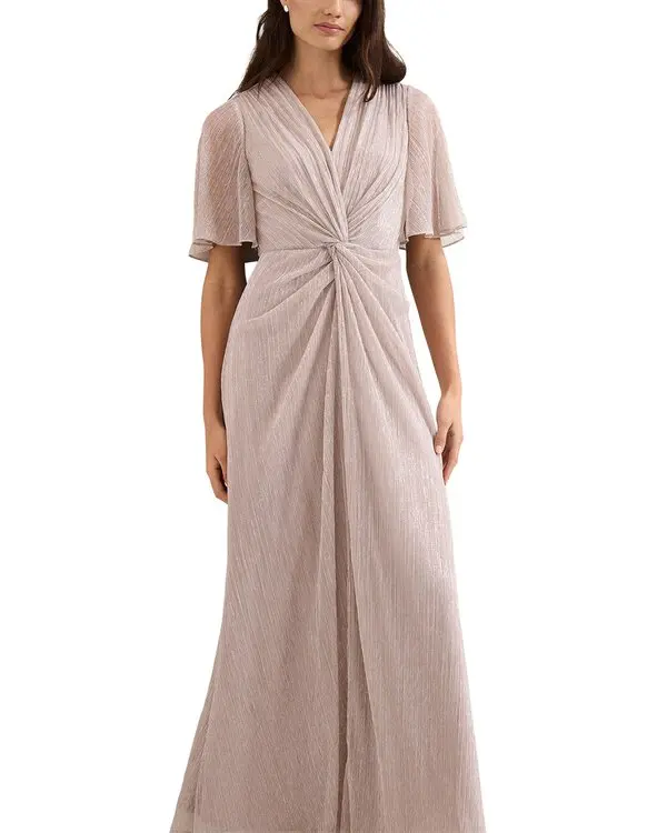 PHASE EIGHT Dorinda Plissé Maxi Dress