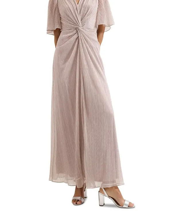PHASE EIGHT Dorinda Plissé Maxi Dress