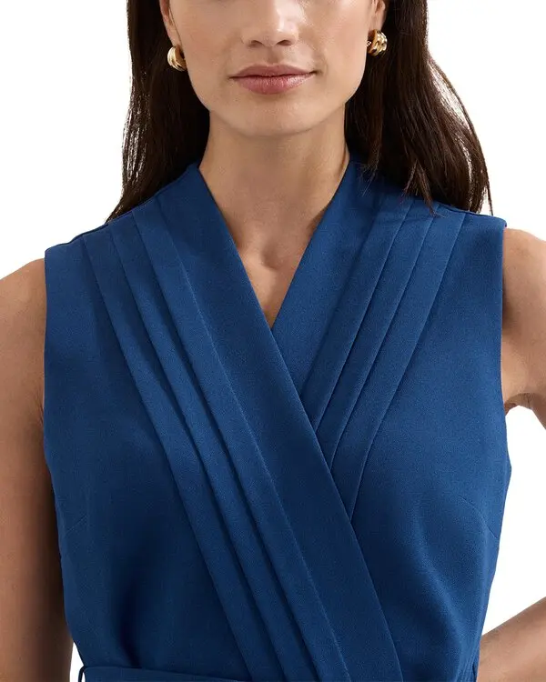 PHASE EIGHT Sleeveless Wide Leg Jumpsuit With Tie Waist