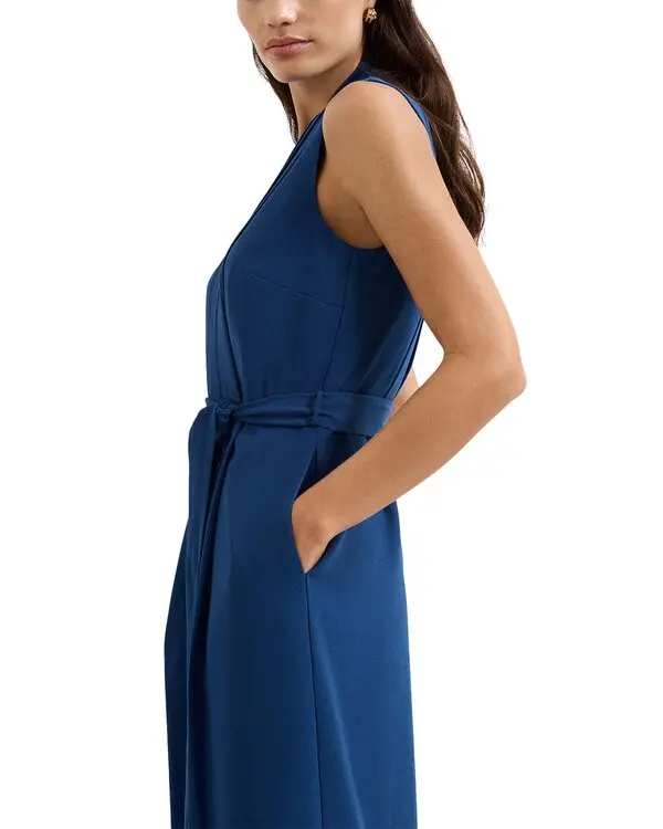 PHASE EIGHT Sleeveless Wide Leg Jumpsuit With Tie Waist