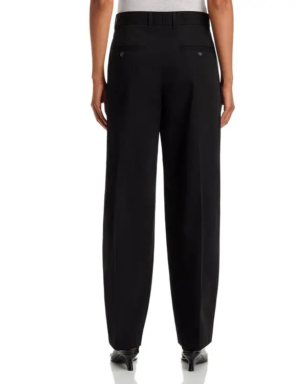 TOTEME Single Pleat Cotton Trousers