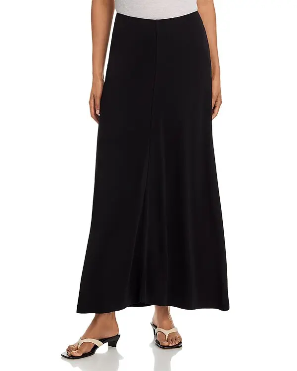TOTEME Flared Jersey Skirt - Black
