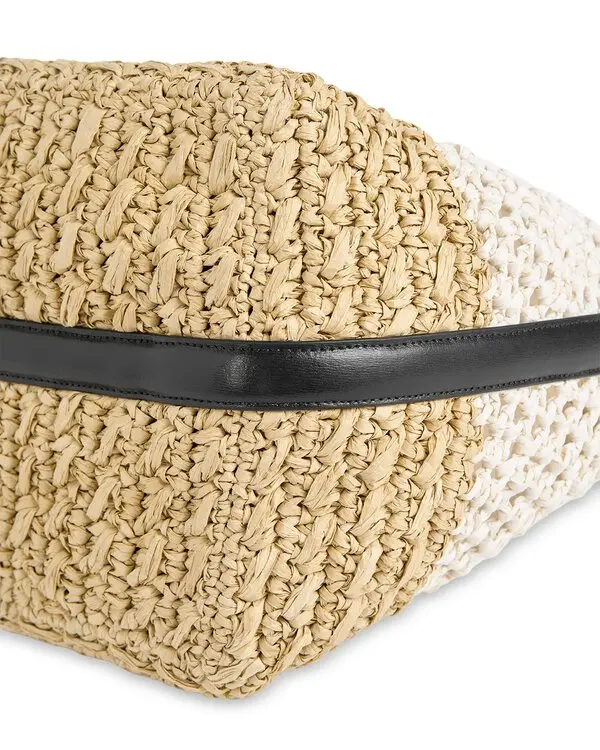 TOTEME Medium Belted Raffia Tote