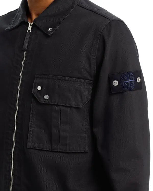 Stone Island Pocket Overshirt - Black