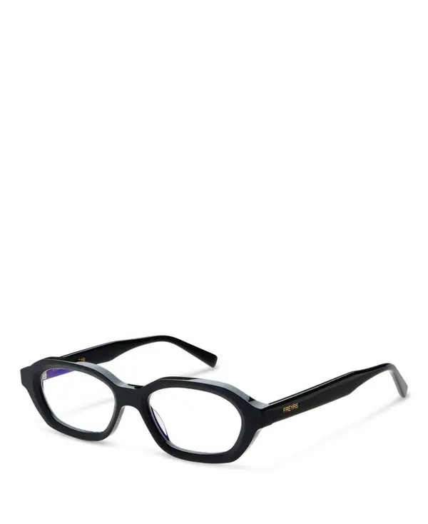 FREYRS EYEWEAR Tokyo Oval Blue Light Glasses - Black