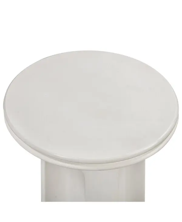 TOV FURNITURE Cassandra Concrete Side Table