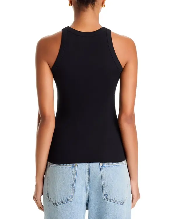 RÓHE Scoop Neck Rib Tank Top