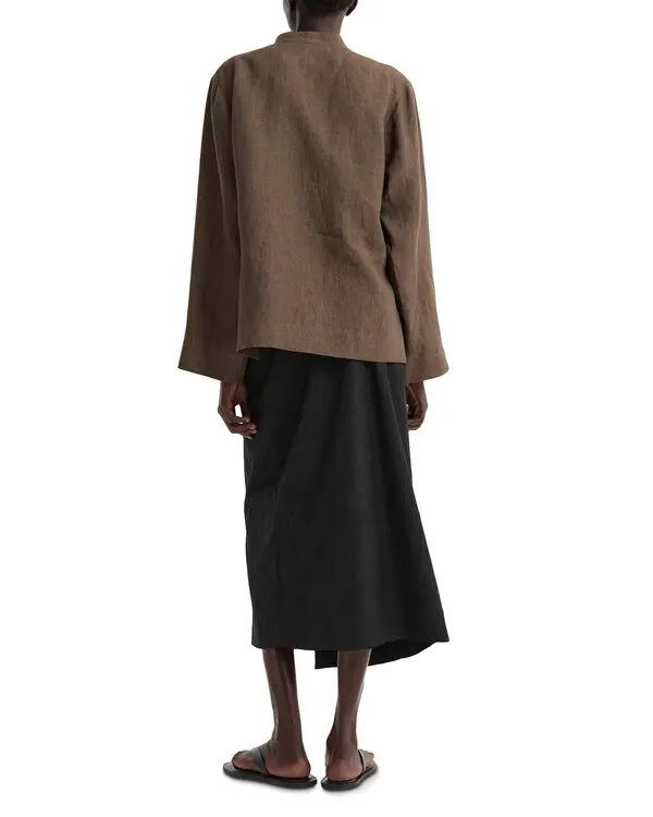 RÓHE Textured Sarong Skirt