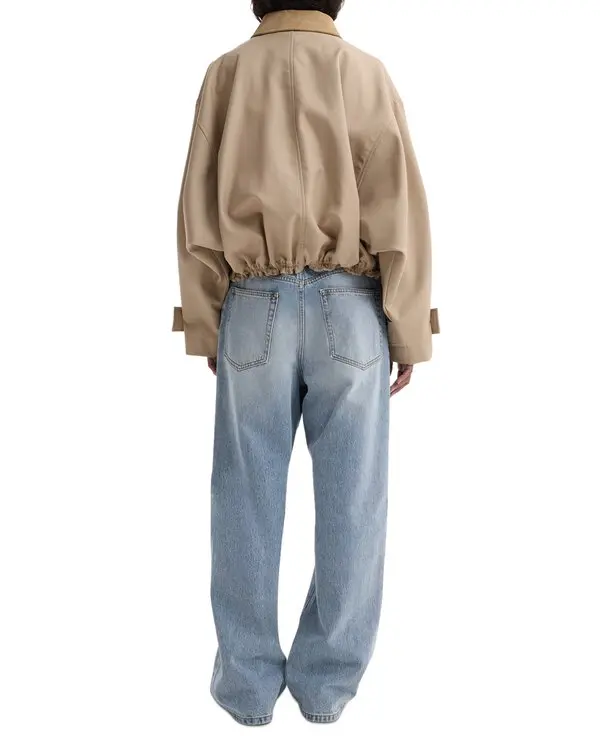 RÓHE Suede Collar Blouson Jacket