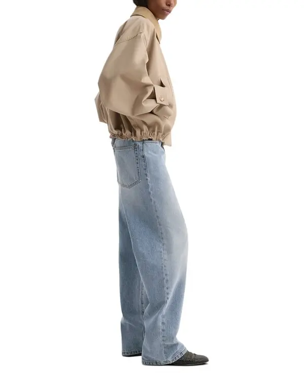 RÓHE Suede Collar Blouson Jacket
