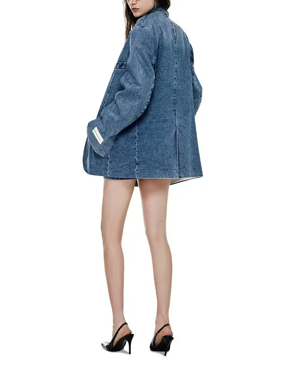 LEMIUNE 01 Sb Denim Blazer