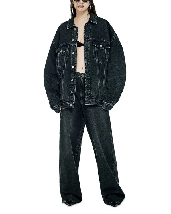 LEMIUNE 01 Loose Wide Leg Jeans