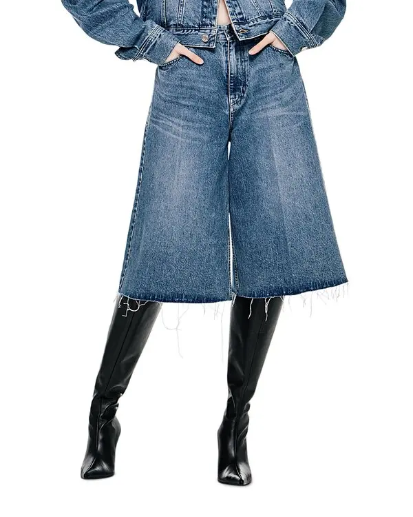 LEMIUNE 02 Denim Shorts