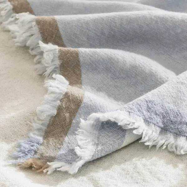 BOLL & BRANCH Lave Wool Throw Blanket