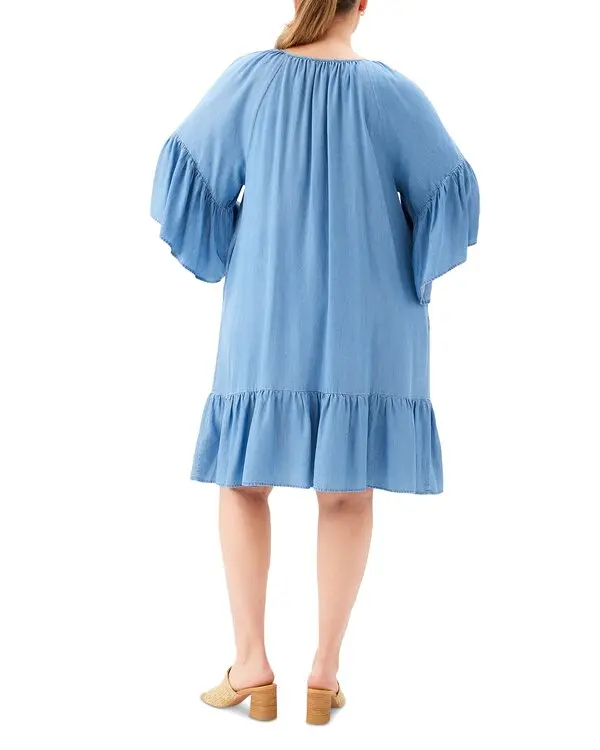 Karen Kane Ruffled Hem Dress