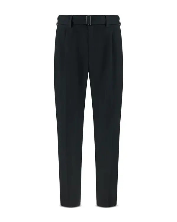 Boggi Milano Tapered Fit Linen Trousers