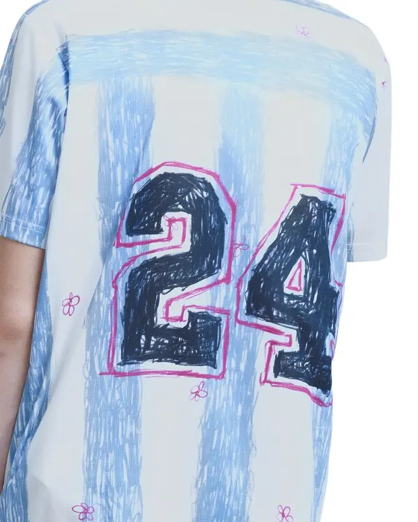 NAHMIAS Scribble Crewneck Logo Soccer Jersey
