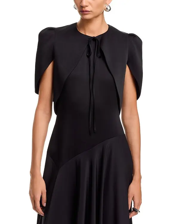 Alexander McQueen Tailored Bolero Jacket - Black