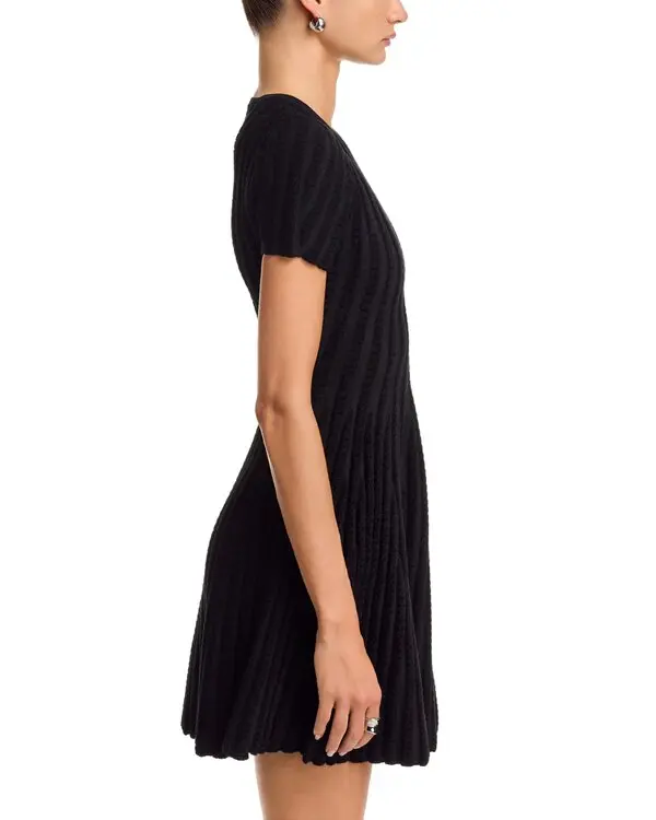 Alexander McQueen Chenille Viscose Mini Dress