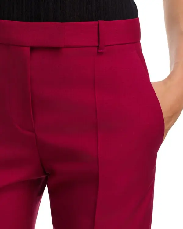Alexander McQueen Tailored Cropped Wool Trousers