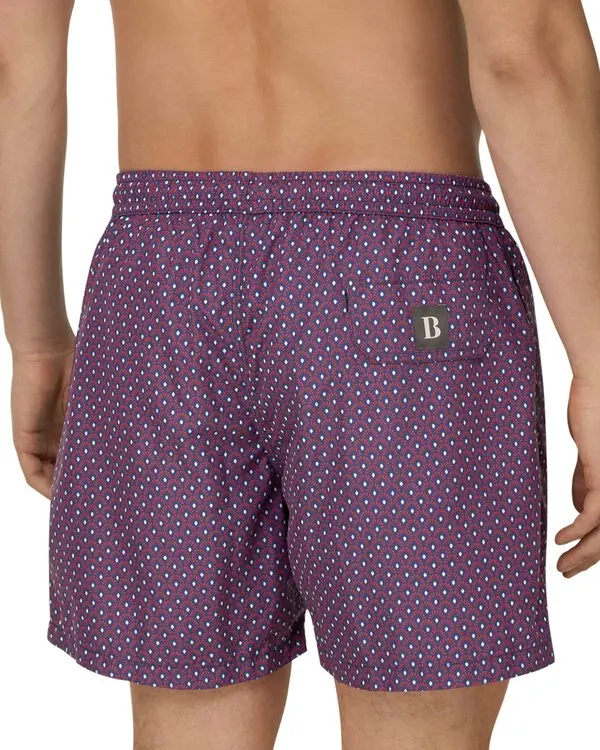 Boggi Milano Geometric Print Swimsuit
