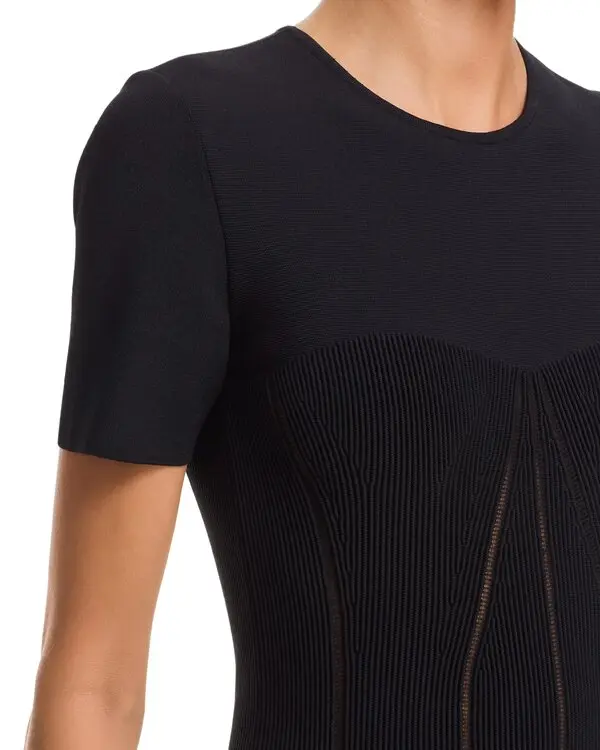 Alexander McQueen Compact Knit Mini Dress