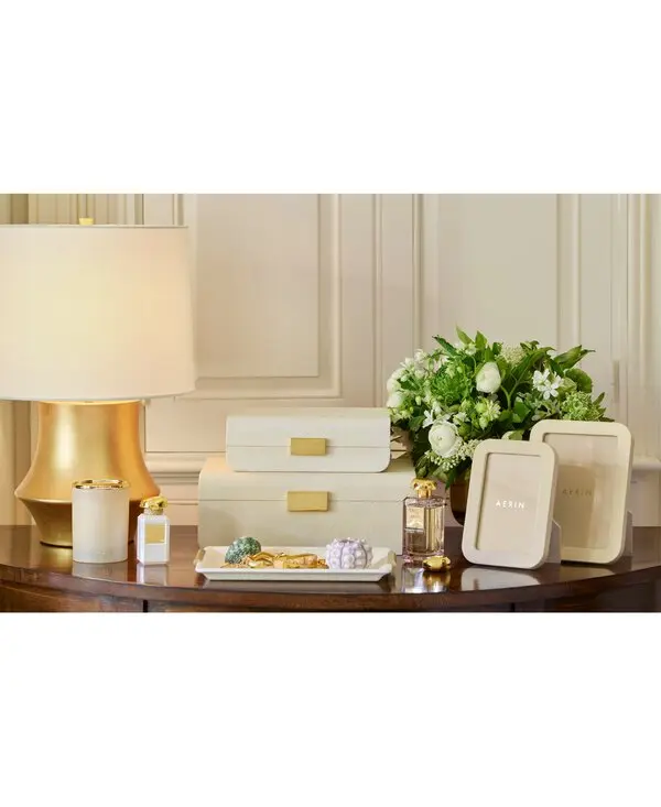 Aerin Modern Shagreen Small Jewelry Box