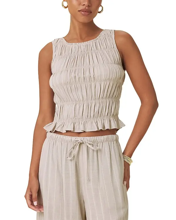 Splendid Bianca Smocked Tank Top