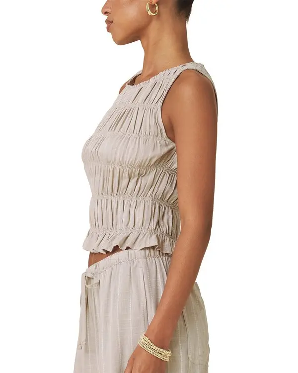 Splendid Bianca Smocked Tank Top