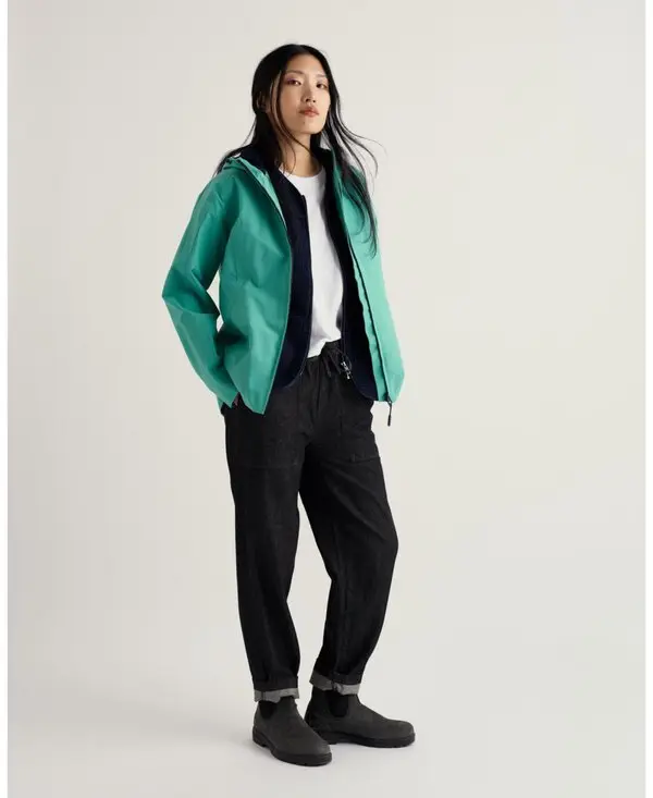 SEASALT CORNWALL Waterway Waterproof Coat - Sage Leaf