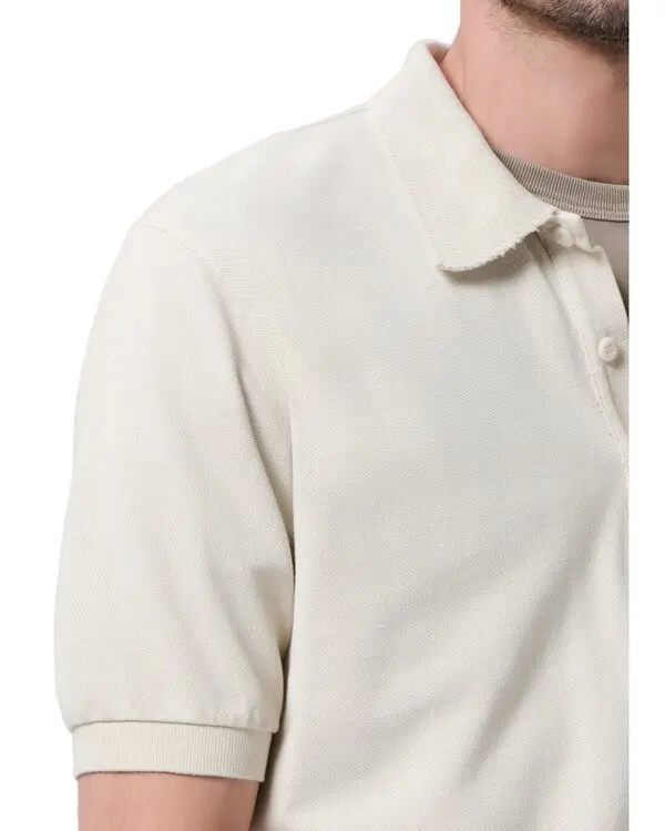 Citizens Of Humanity Banded Polo Shirt - Ecru